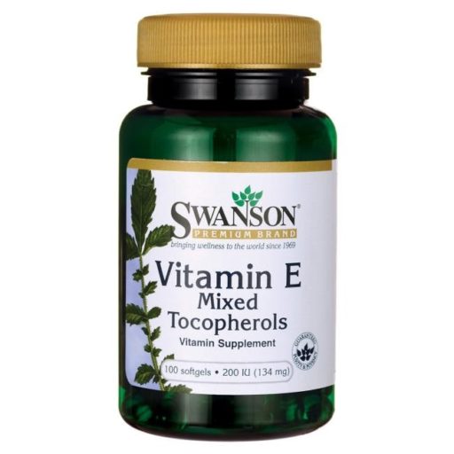 Tocoferoles mixtos de vitamina E – 200 IU (134 mg) 100 Cápsulas en Gel ...